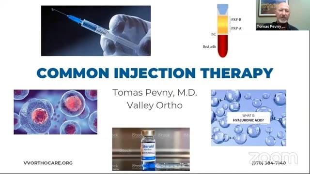 Dr. Pevny - Common Injection Therapies | Valley View Hospital Association